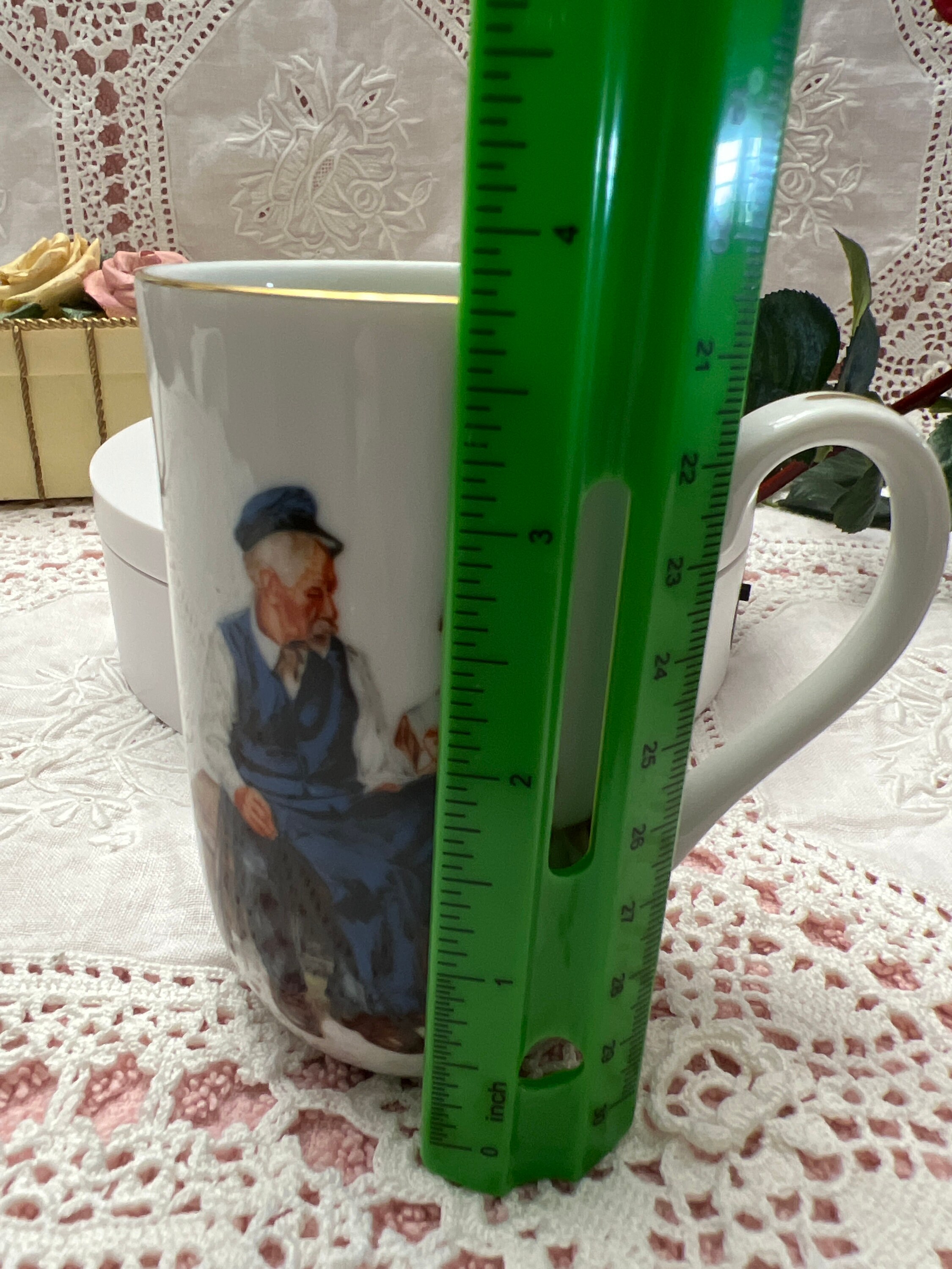 Vintage Norman Rockwell Cups Set of Five Cups - Etsy