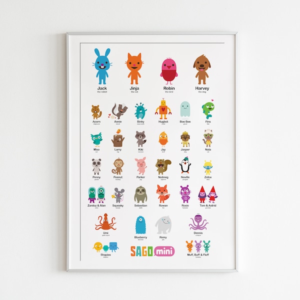 Sago mini birthday - Etsy Nederland