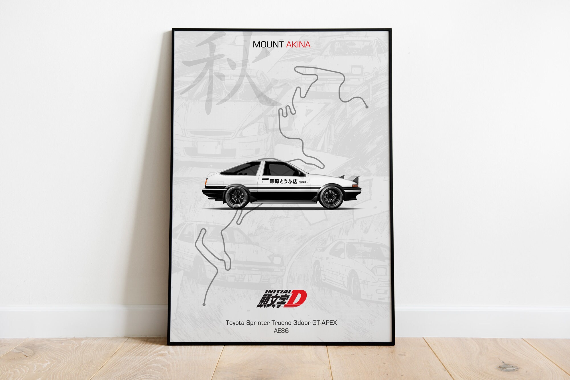 Initial D Poster Takumi & Bunta's Subaru WRX Sti Wall Art - Etsy Ireland