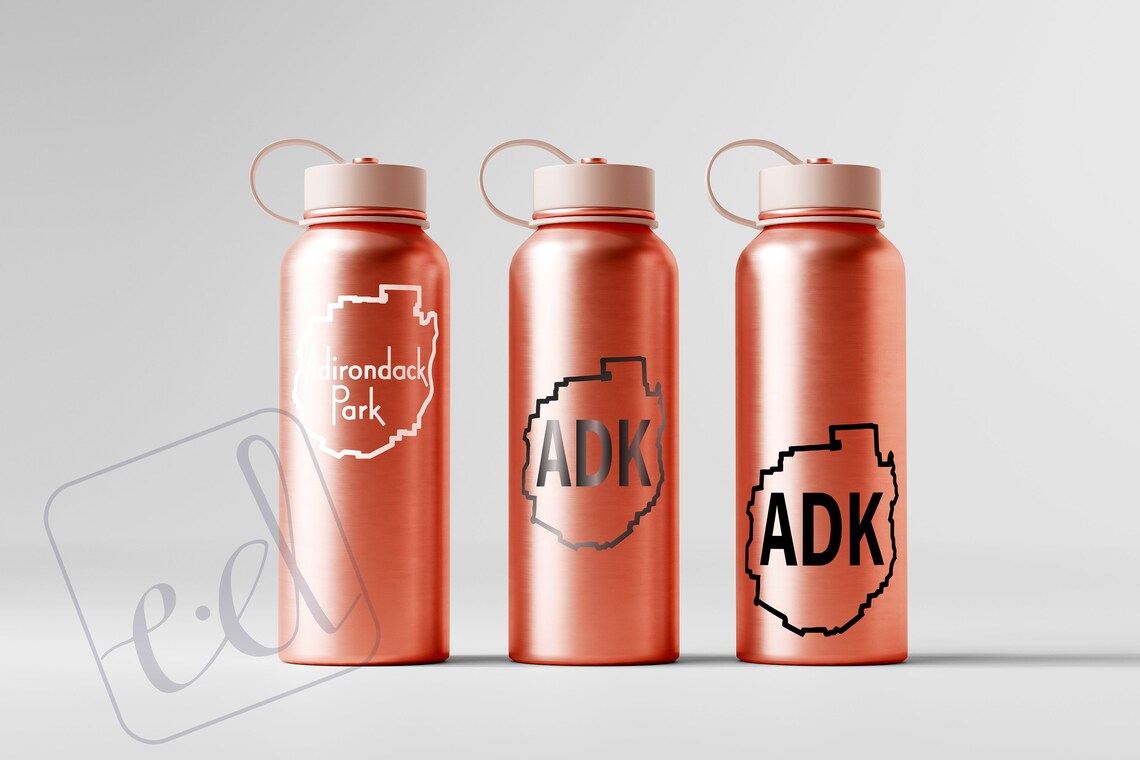 ADK Adirondack Park Sticker Car Decal Waterbottle Sticker - Etsy
