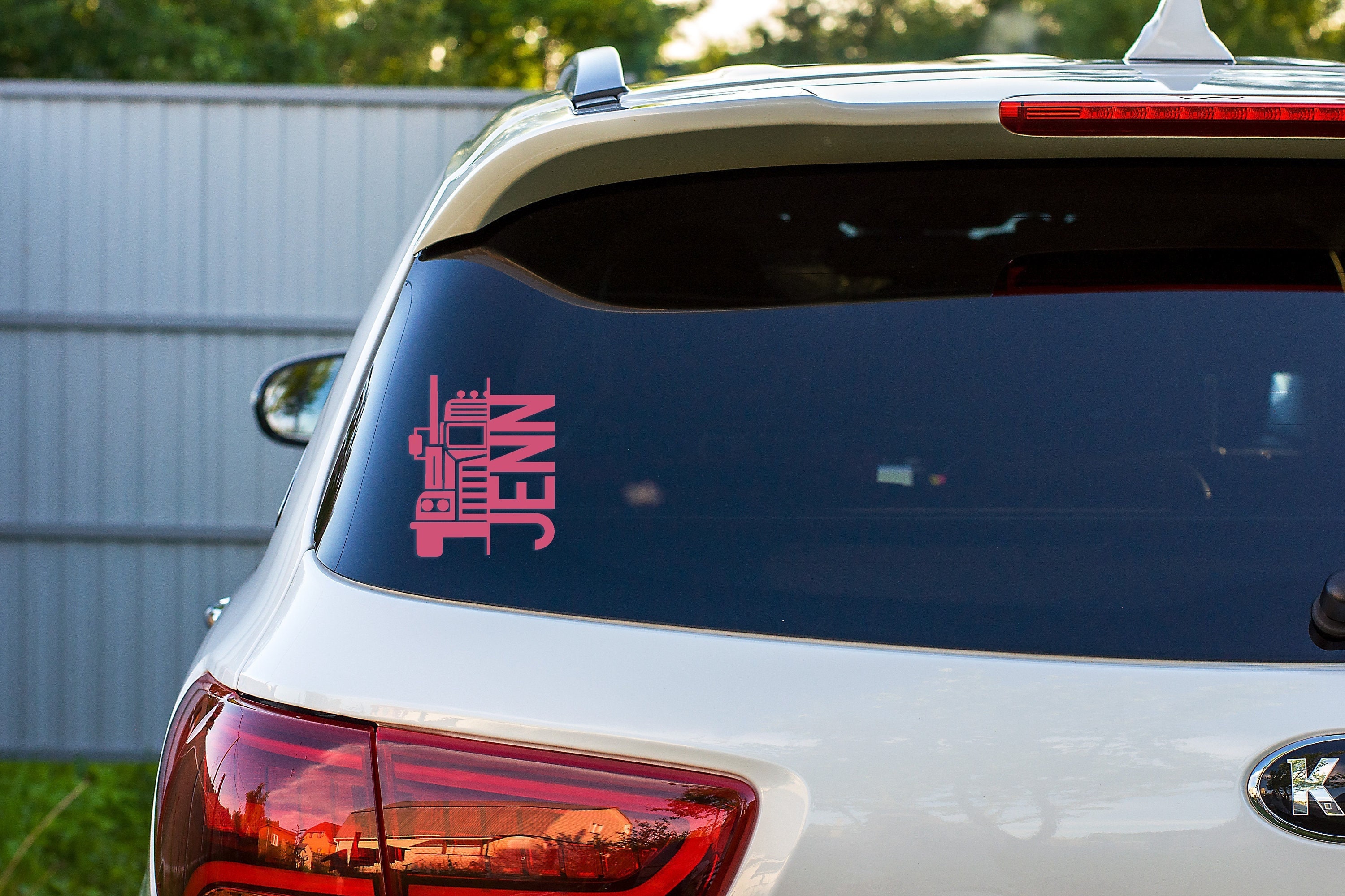 Tractor Trailer Sticker, Car Decal, Semi Truck Sticker, Long Haul ...