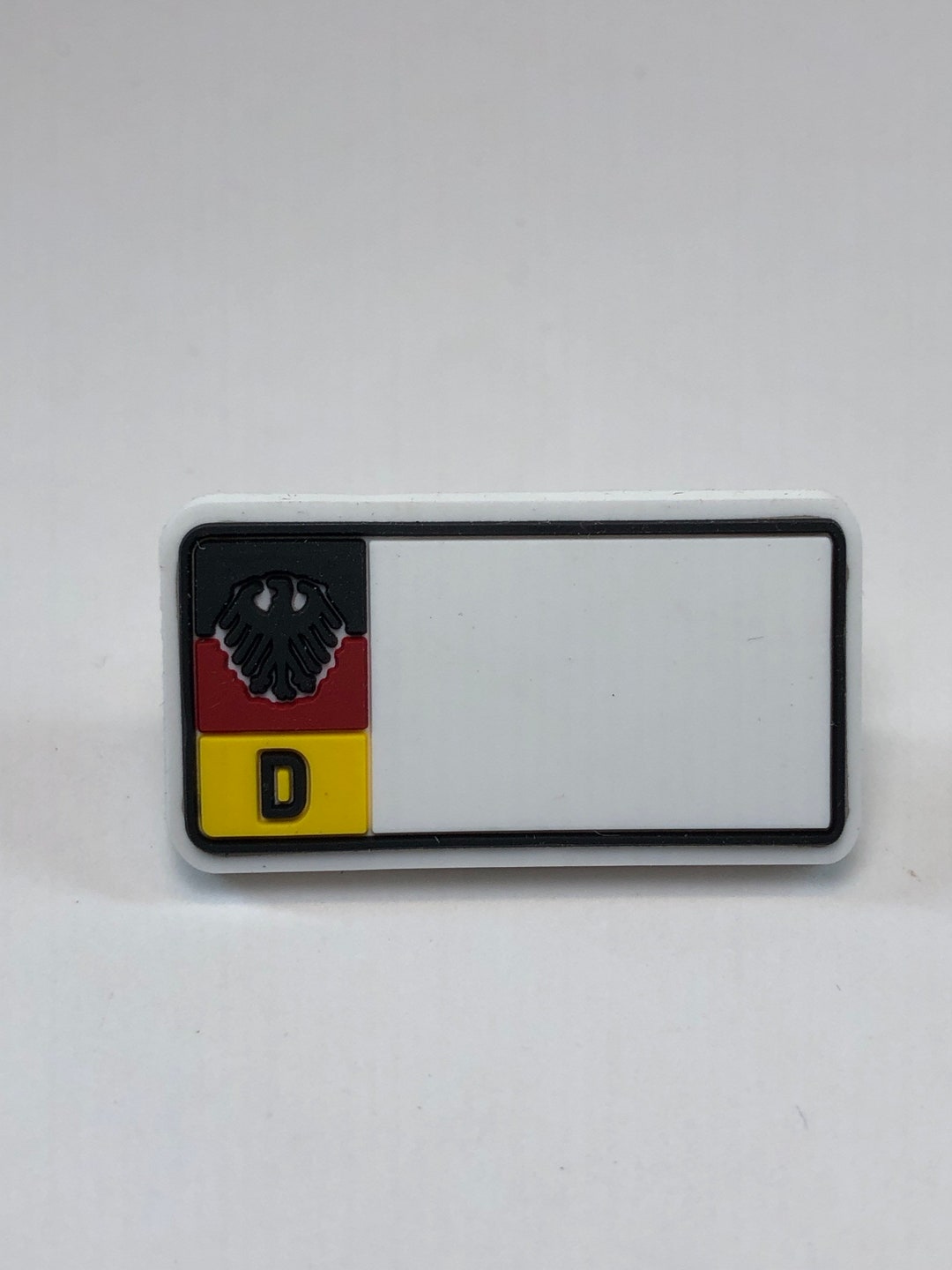 European License Plate Croc Charm, Writeable Shoe Charm for Crocs ...