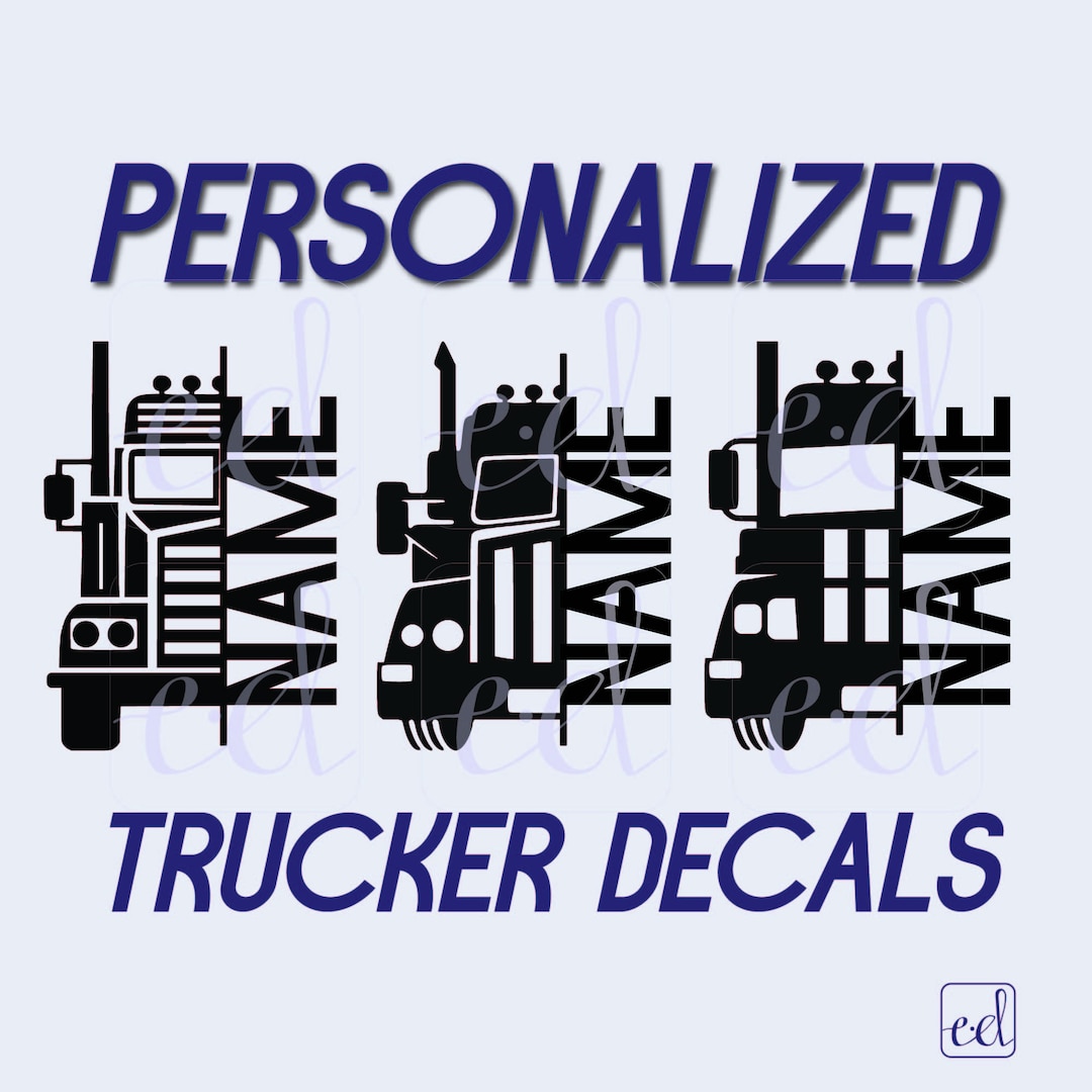 Tractor Trailer Sticker, Car Decal, Semi Truck Sticker, Long Haul ...