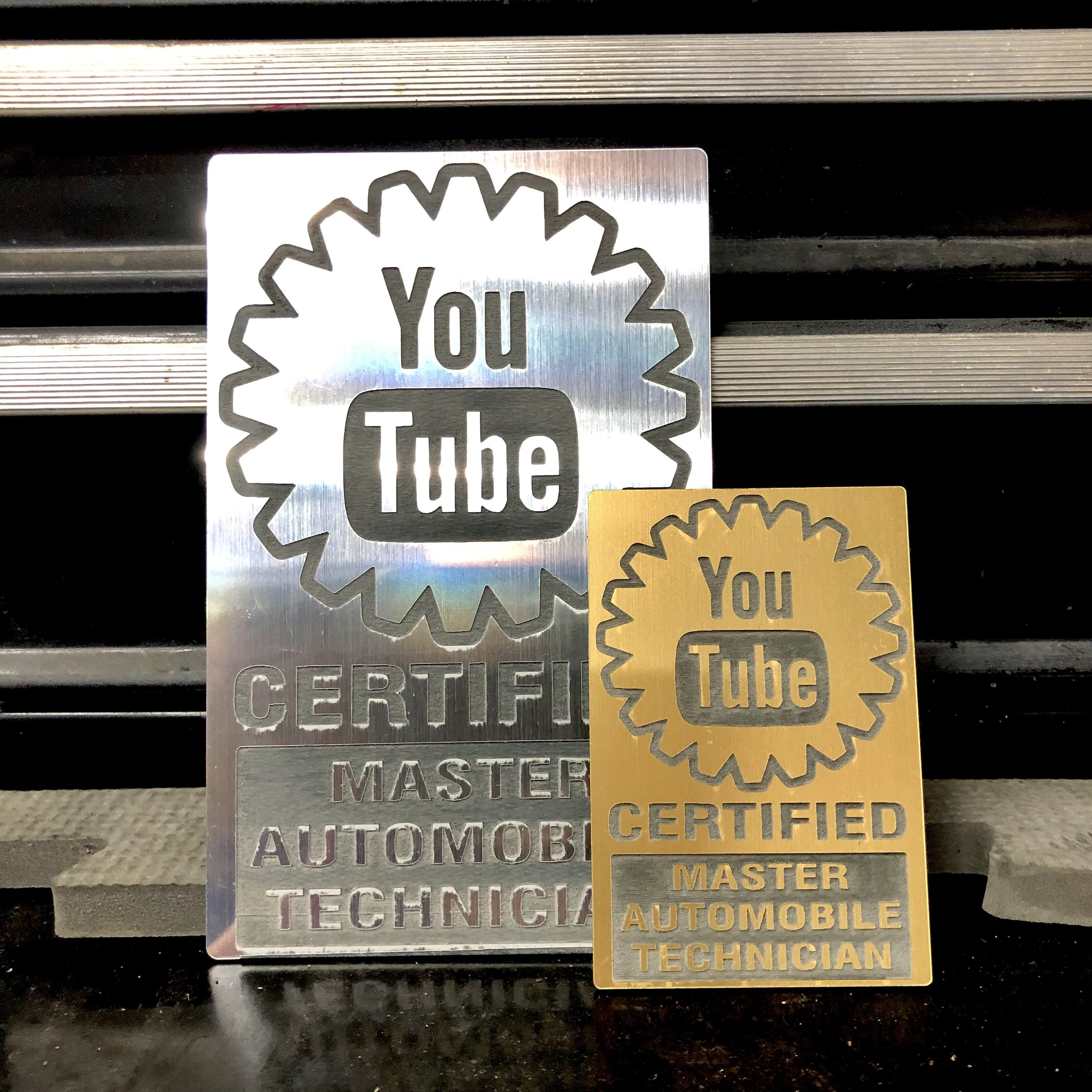 Youtube Certified Mechanic Toolbox Plaque Magnet Auto - Etsy