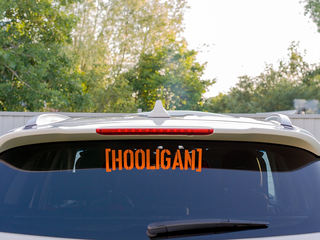 Hooligan Vinyl Decal, Car and Laptop Sticker, JDM Drag Racing Mod Cars ...