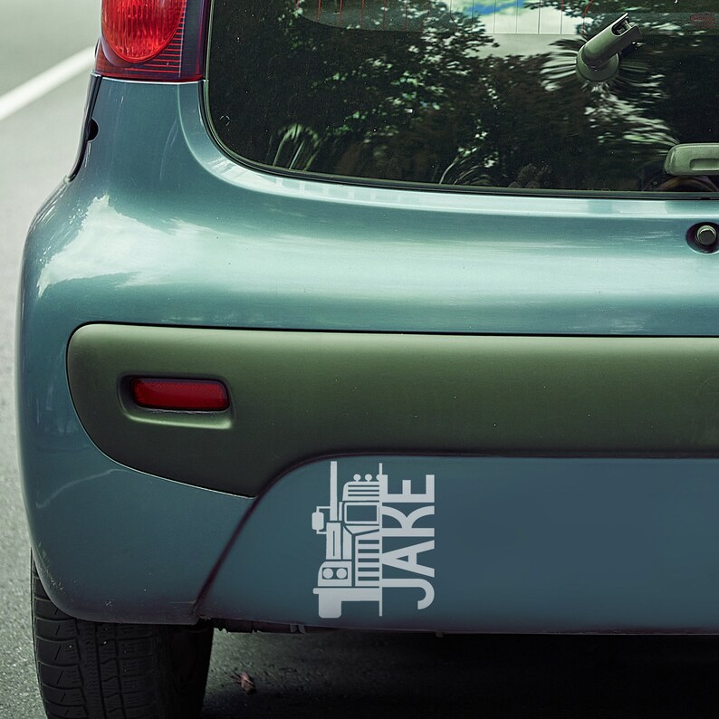 Tractor Trailer Sticker Car Decal Semi Truck Sticker Long - Etsy