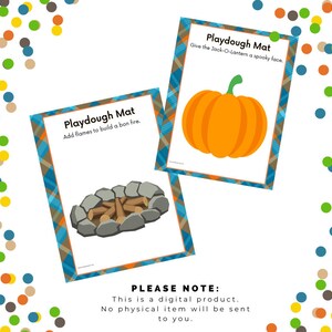 FALL Playdough Mats | Play Dough | Play Doh - Etsy