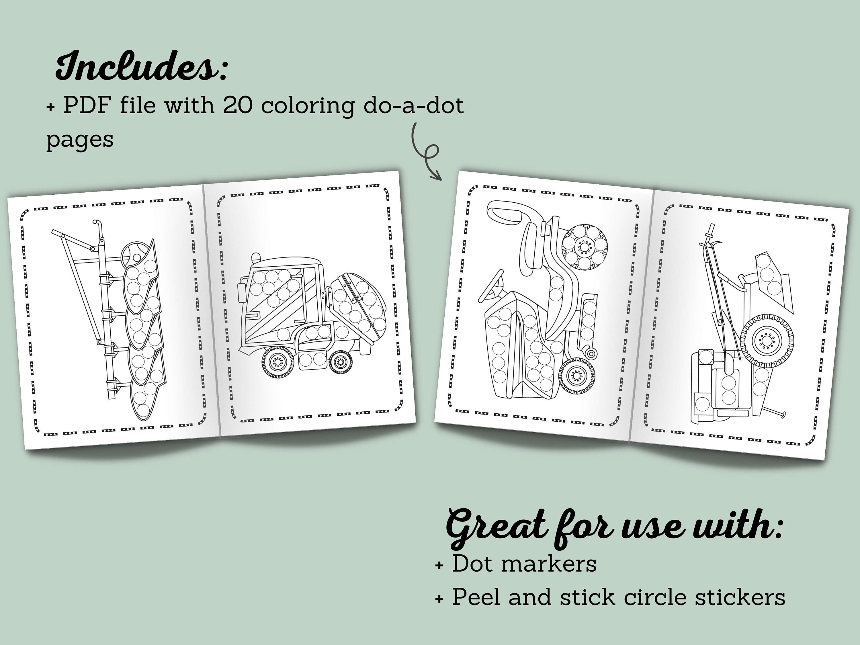 Around the Farm Do-a-dot Activity Pages | Toddler Activity | Preschool ...