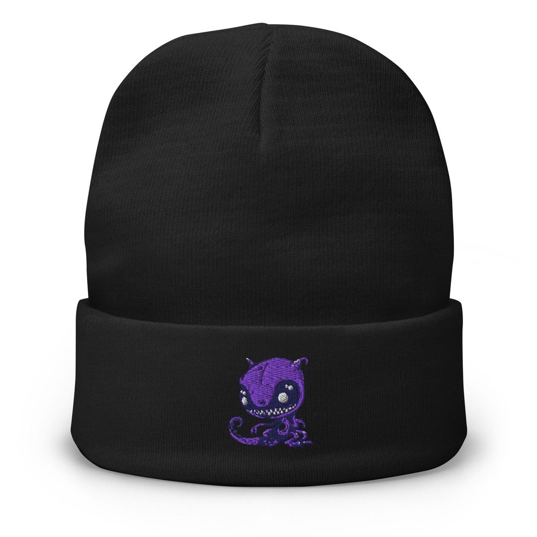Embroidered Snallygaster Cryptid Beanie - Etsy