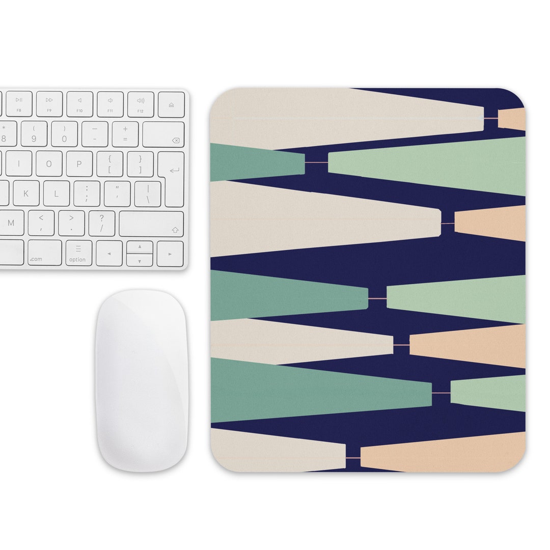 Pastel Mid-century Modern Mouse Pad - Etsy