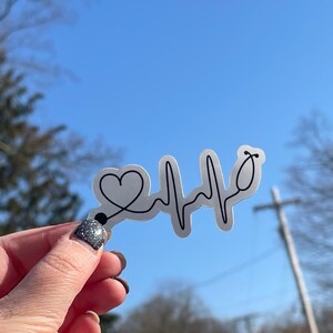 Ekg Ekg Strip Medical Stickers Medical Assistant Cma Ma - Etsy