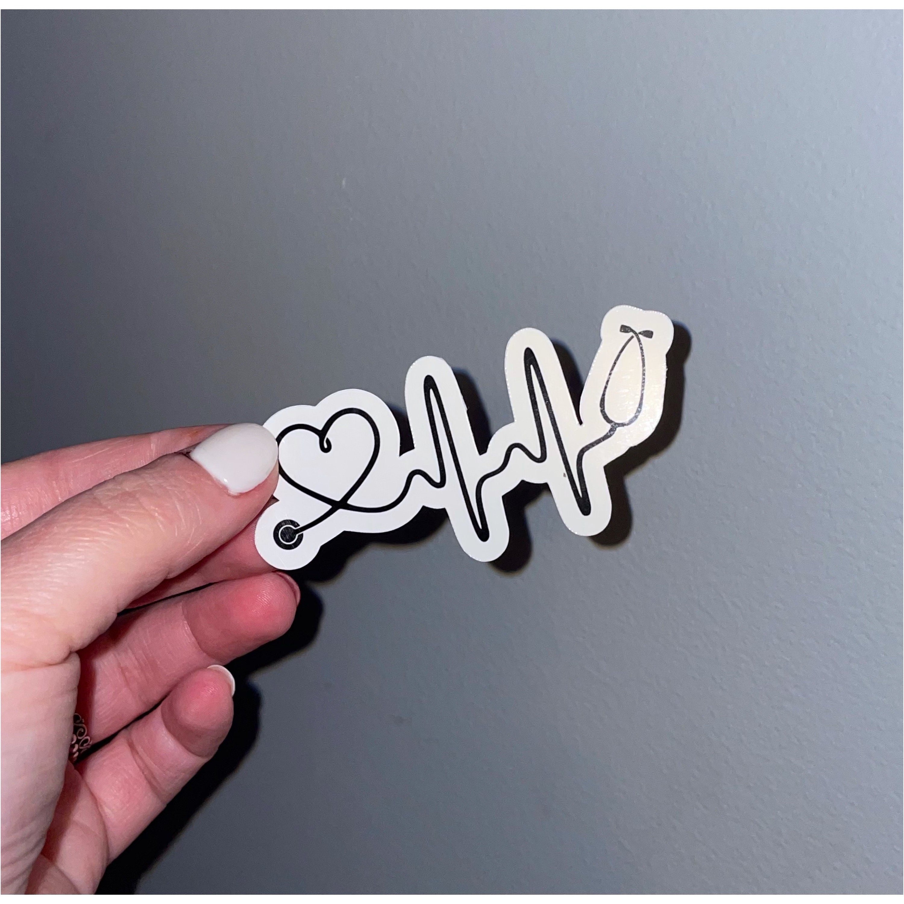 Ekg Ekg Strip Medical Stickers Medical Assistant Cma Ma - Etsy