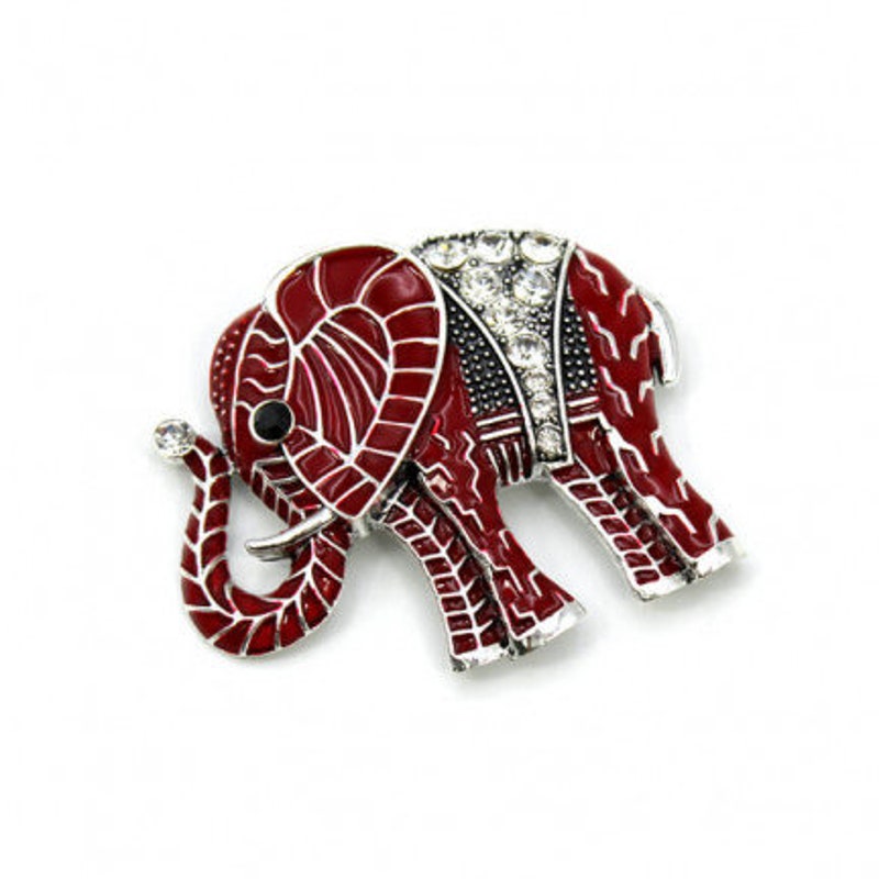 Elephant Brooch - Etsy