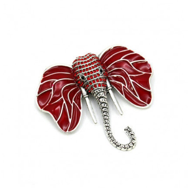 Elephant Brooch - Etsy