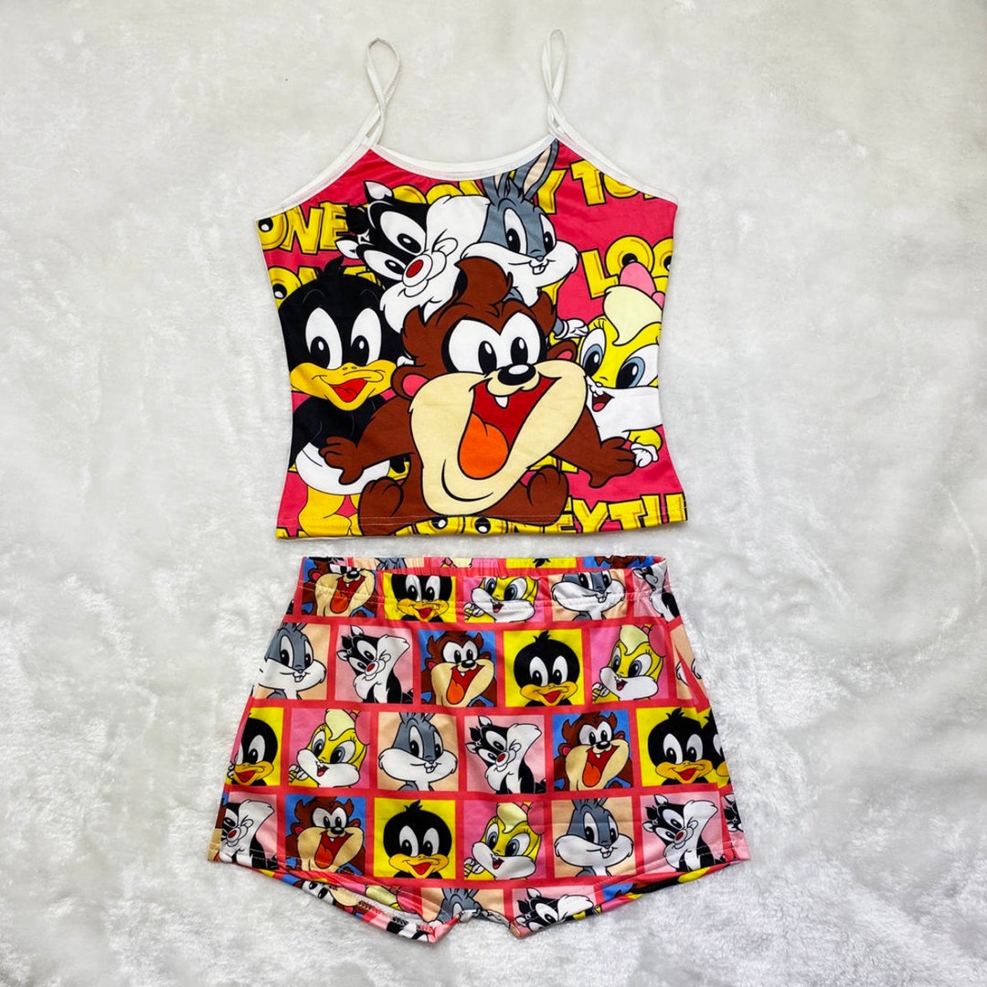 Looney Tunes Pajama Set - Etsy