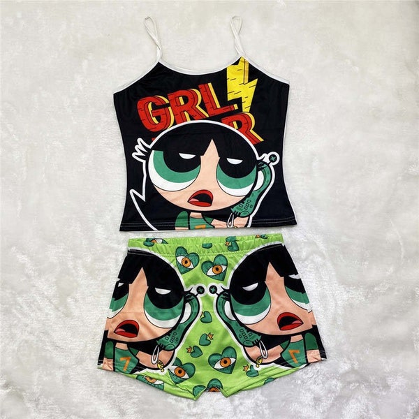 Powerpuff Girls Pajamas - Etsy