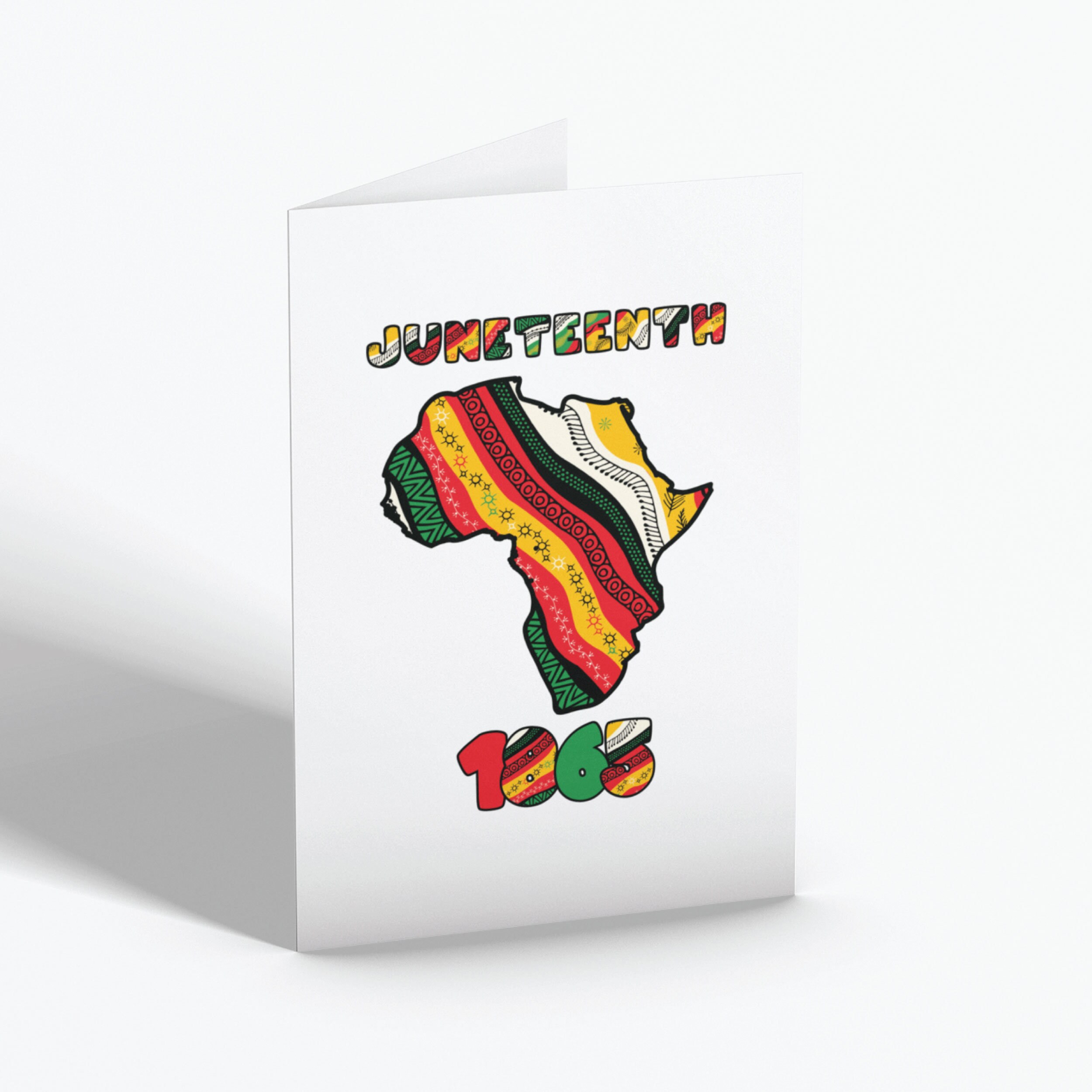 Juneteenth. Handmade Juneteenth Greeting Card. Celebrate Juneteenth ...