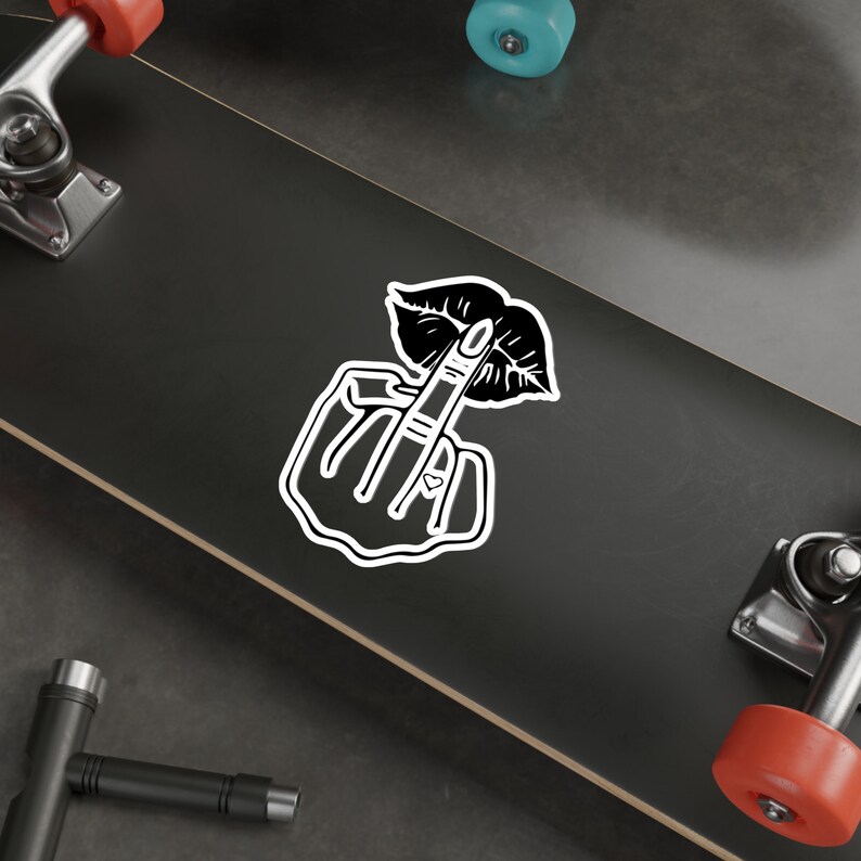 Vinyl Sticker - Classy Finger - Etsy