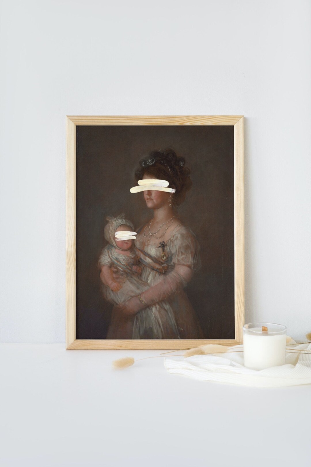 Infanta María Luisa Goya Painting | Vintage Antique Print Spanish | MET ...