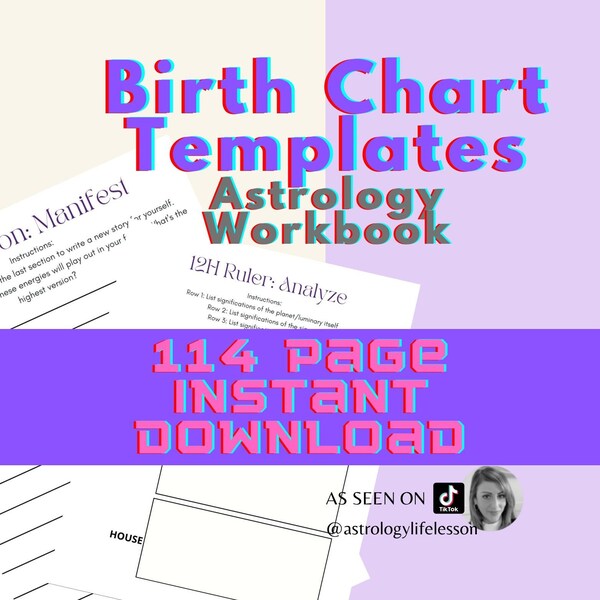 Birth Chart - Etsy