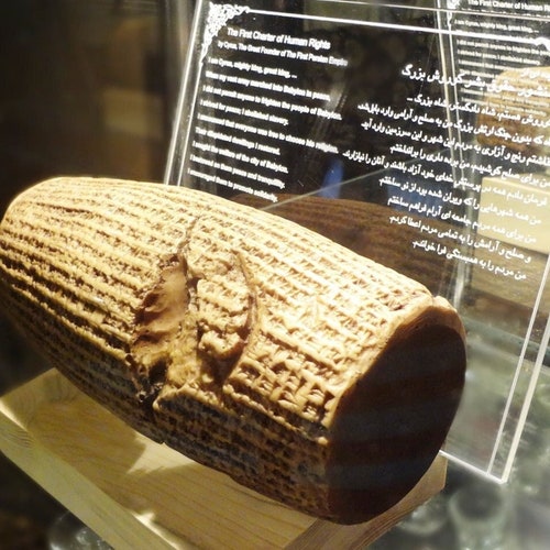 Cyrus the Great Cylinder First Human Rights & Persepolis - Etsy