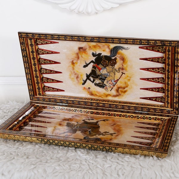 Persian Backgammon Set - Etsy