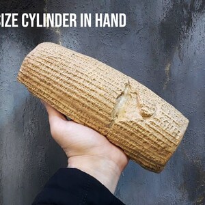 CYRUS Cylinder Replica the First Charter of Human Rights British Museum ...