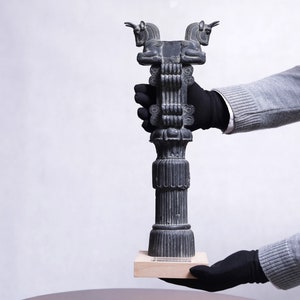 Decorative Replica of the Apadana Palace Column With Double Headed Bull ...