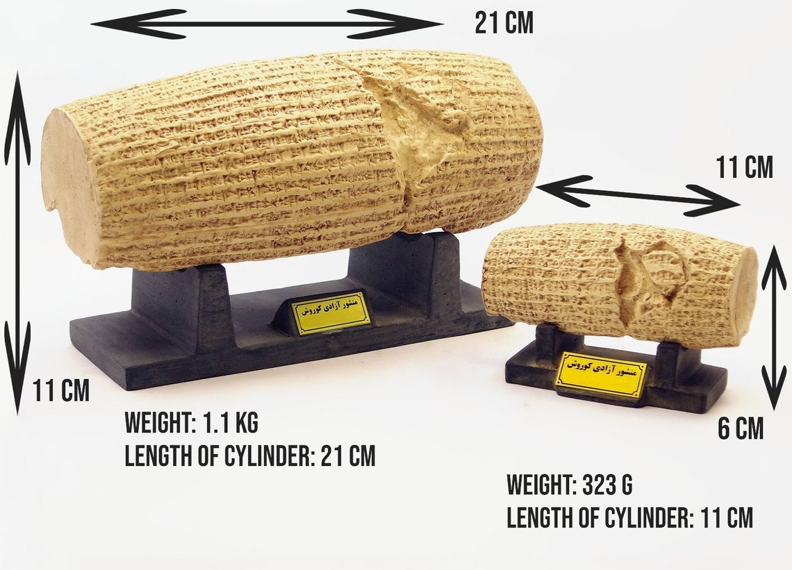 CYRUS Cylinder Replica the First Charter of Human Rights - Etsy
