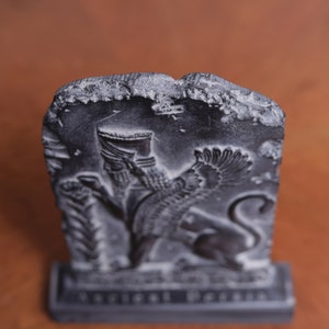 Replica of the Winged Lion With Lotus Flower Relief in Persepolis From ...