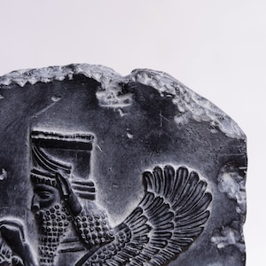 Replica of the Winged Lion With Lotus Flower Relief in Persepolis From ...