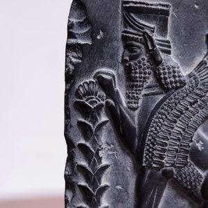 Replica of the Winged Lion With Lotus Flower Relief in Persepolis From ...