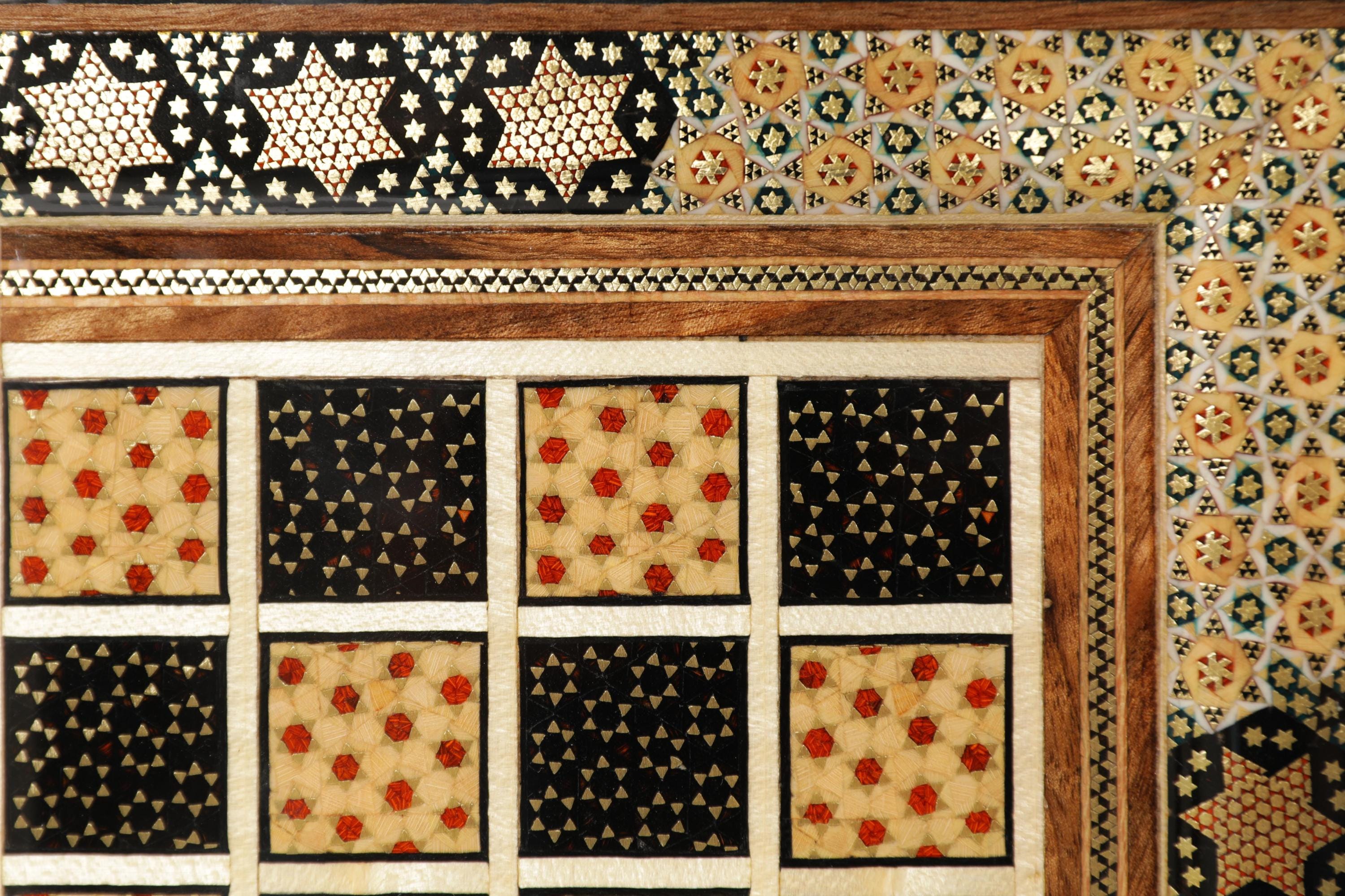 Khatam Persian Backgammon Chess Set: Travel-friendly Backgammon Board ...