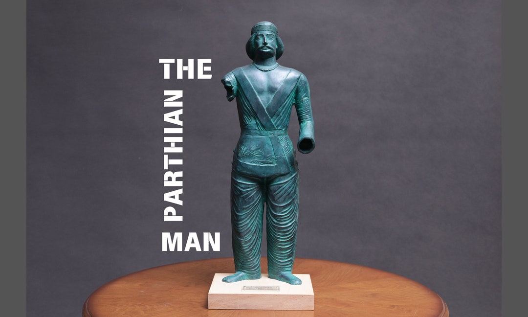 Parthian Man Statue Replica: 45cm Resin Persian Noble Sculpture - Etsy