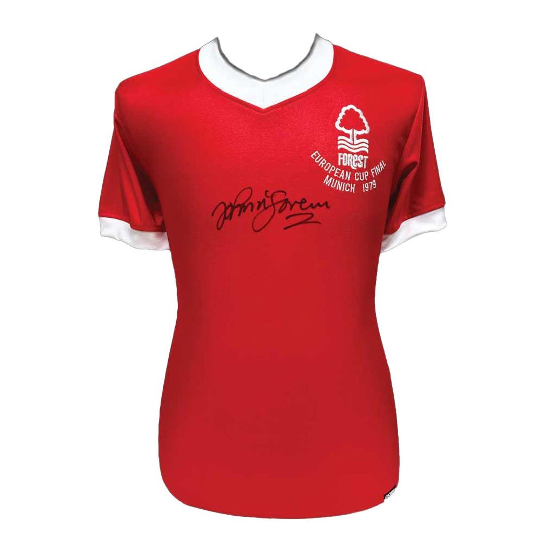 John Mcgovern Signed Nottingham Forest Shirt With COA & Photo Proof - Etsy