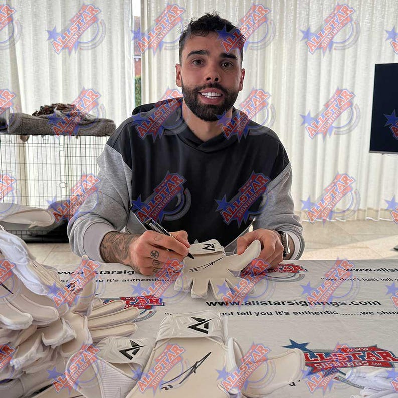 David Raya Signed and Framed Arsenal Glove With COA & Photo Proof - Etsy