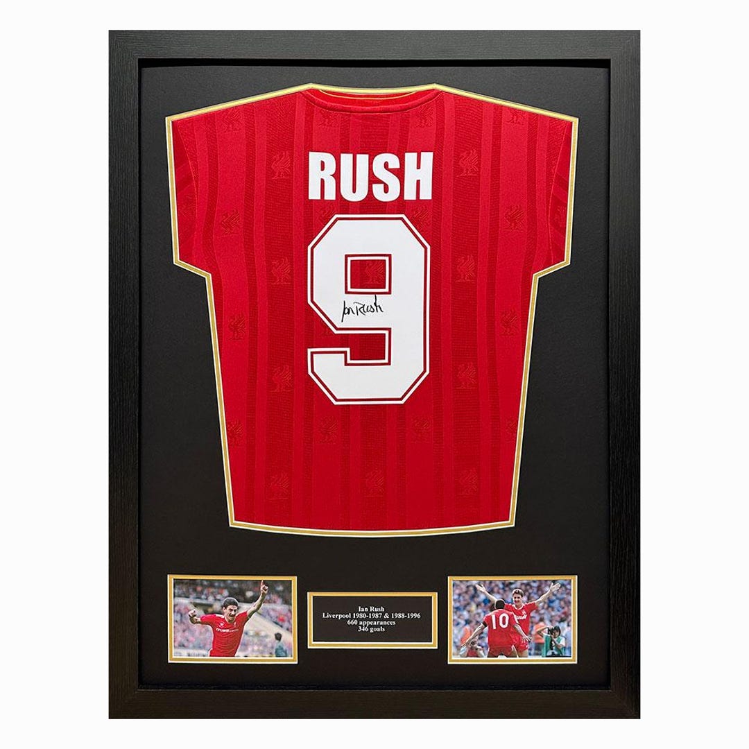 Ian Rush Signed and Framed Liverpool Shirt With COA & Photo Proof - Etsy