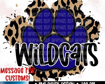 Mascot Paw Print | Etsy