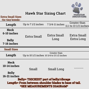 The Hawk Star Pet Protection Vest - Etsy