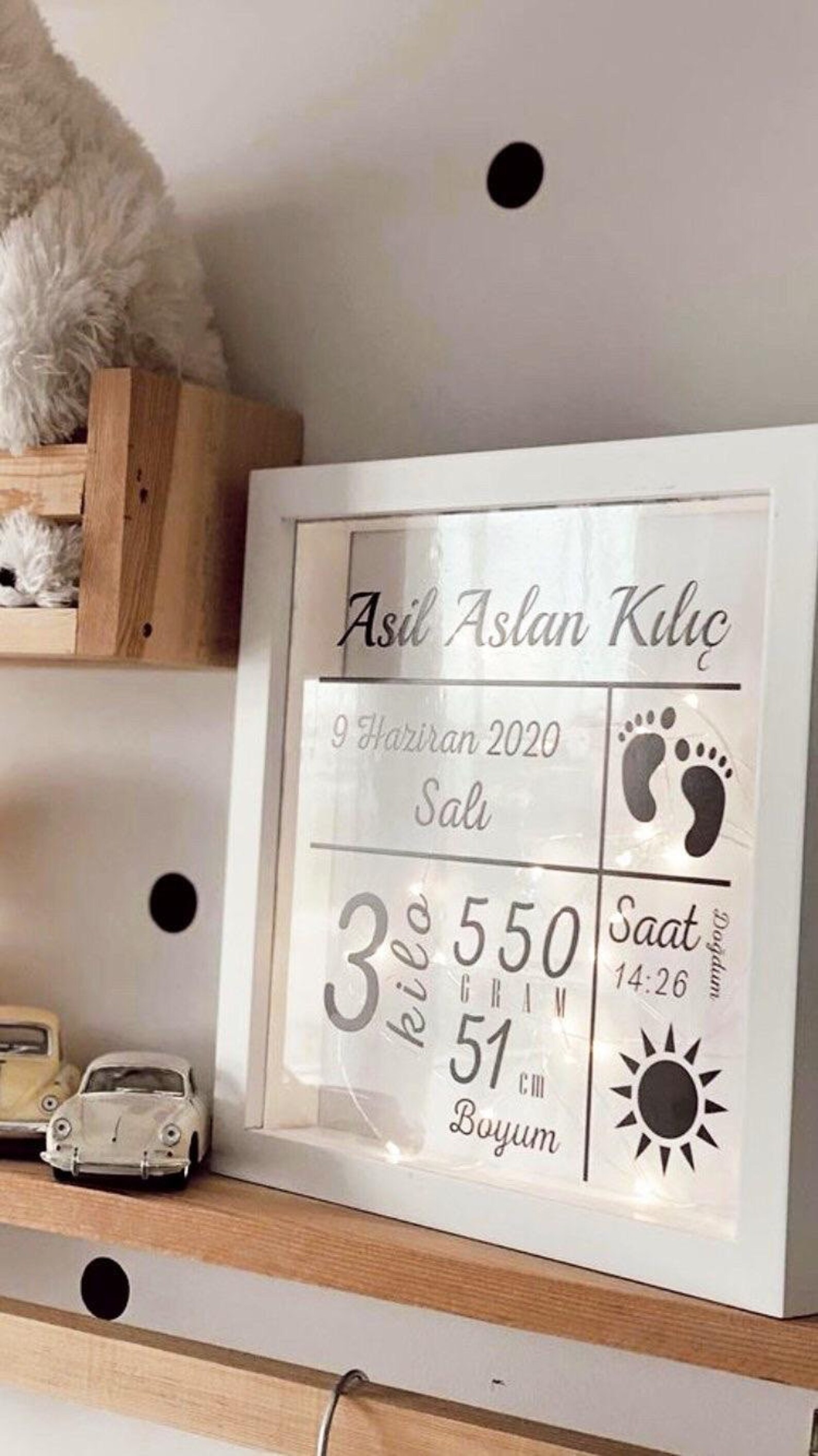 Personalized Baby Birth Board Baby Room Decoration Newborn - Etsy