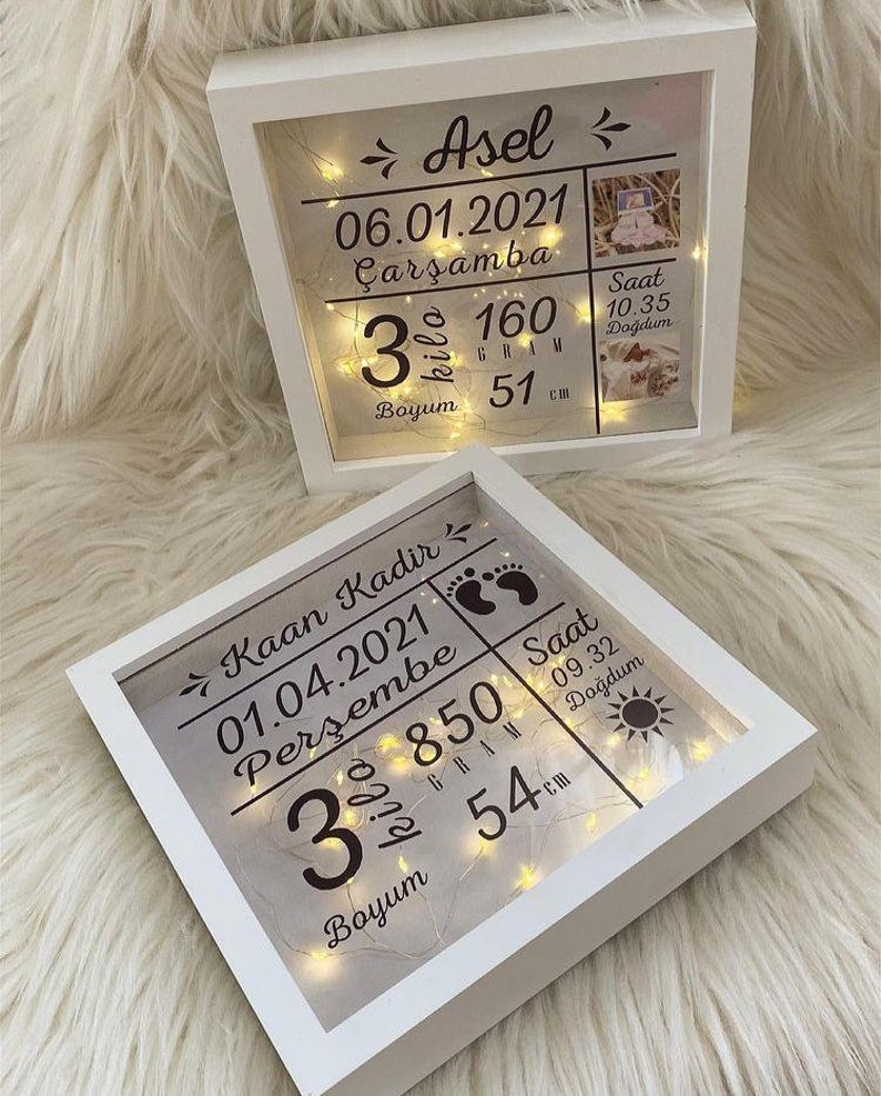 Personalized Baby Birth Board Baby Room Decoration Newborn - Etsy