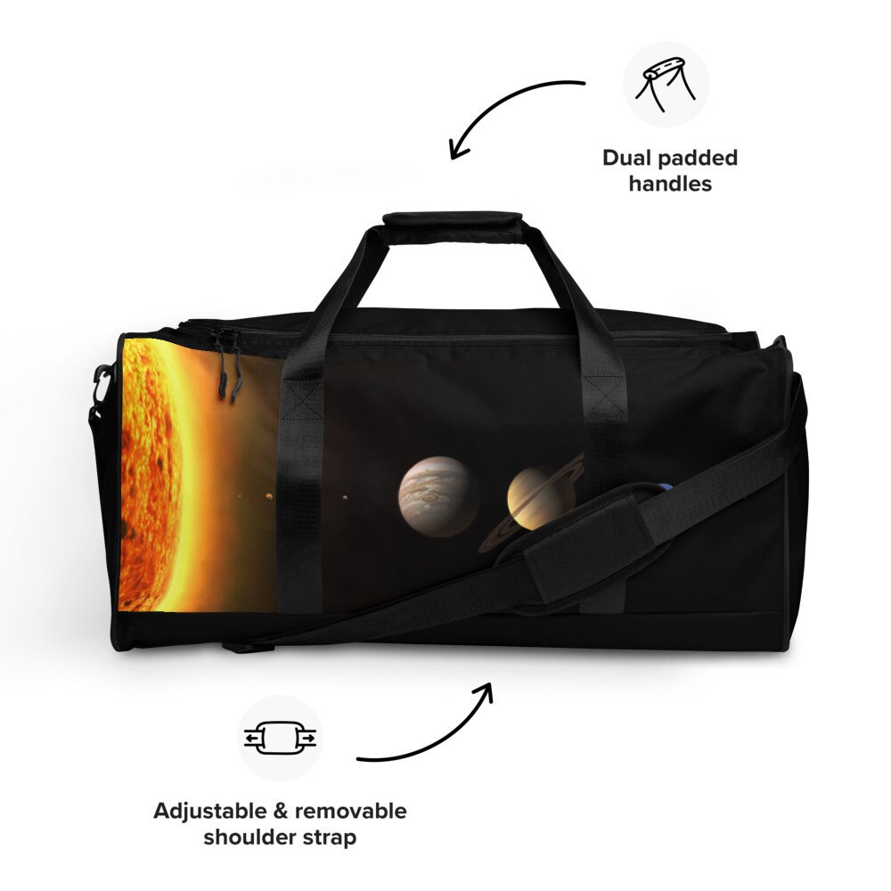 Solar System Bag, Galaxy Duffle Bag, Gym Bag, Space Travel Bag, Solar ...
