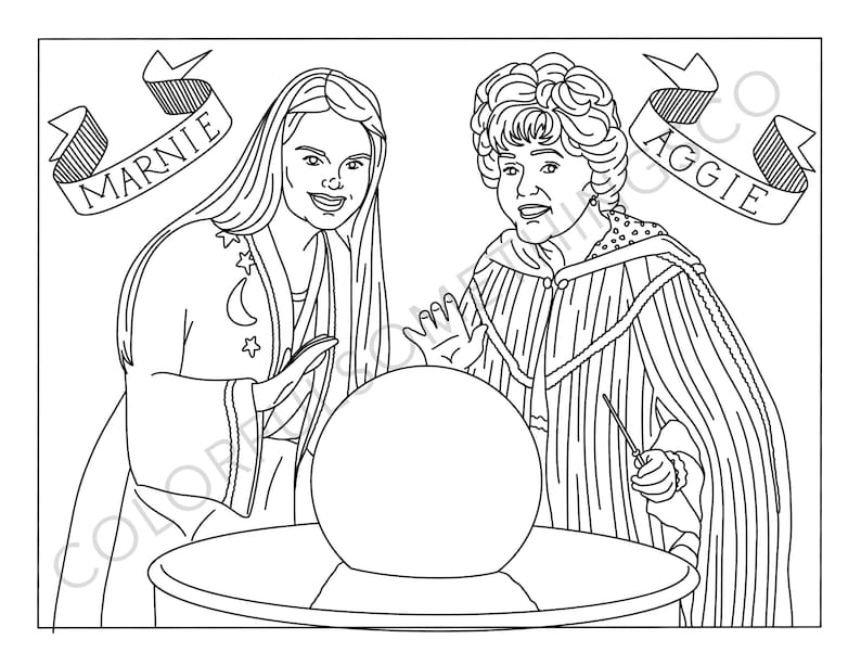 Halloweentown Movie Coloring Pages Pack of 10 Digital Download Coloring ...