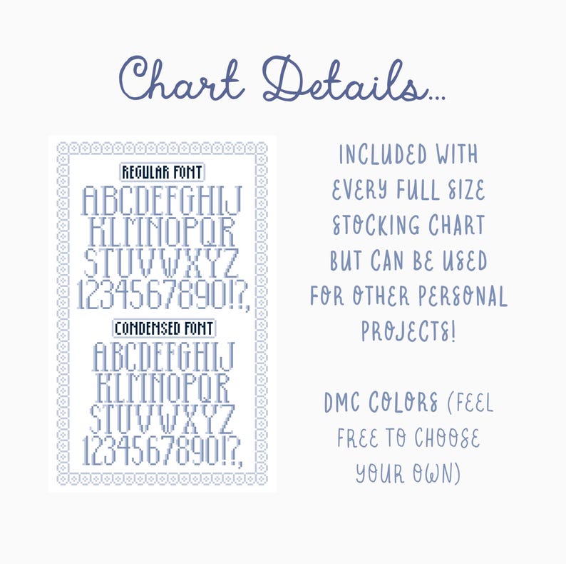 Cross Stitch/needlepoint Alphabet Fonts Pattern | Letter Number Font ...