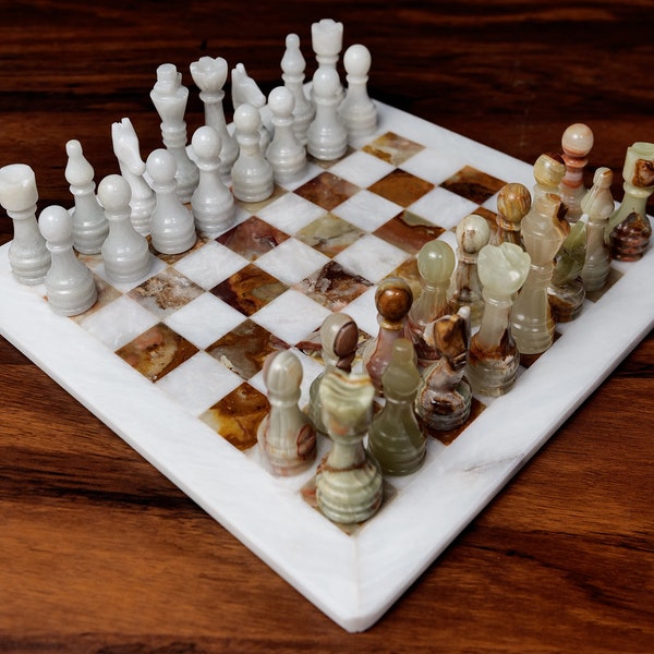 Marble Chess Set - Etsy
