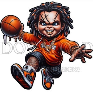 Air Chucky Png, Jordan Png, Spooky Png, Basketball, Chucky, Friends Til ...