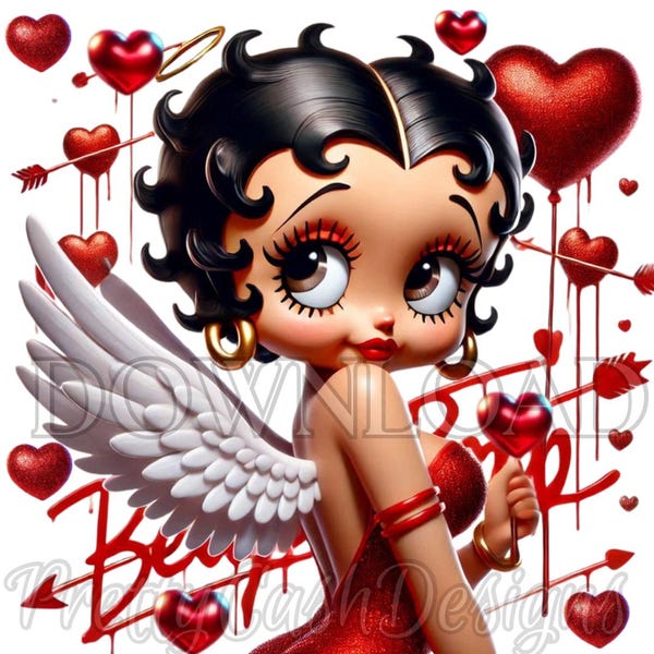 Betty Boop Valentine Cards - Etsy