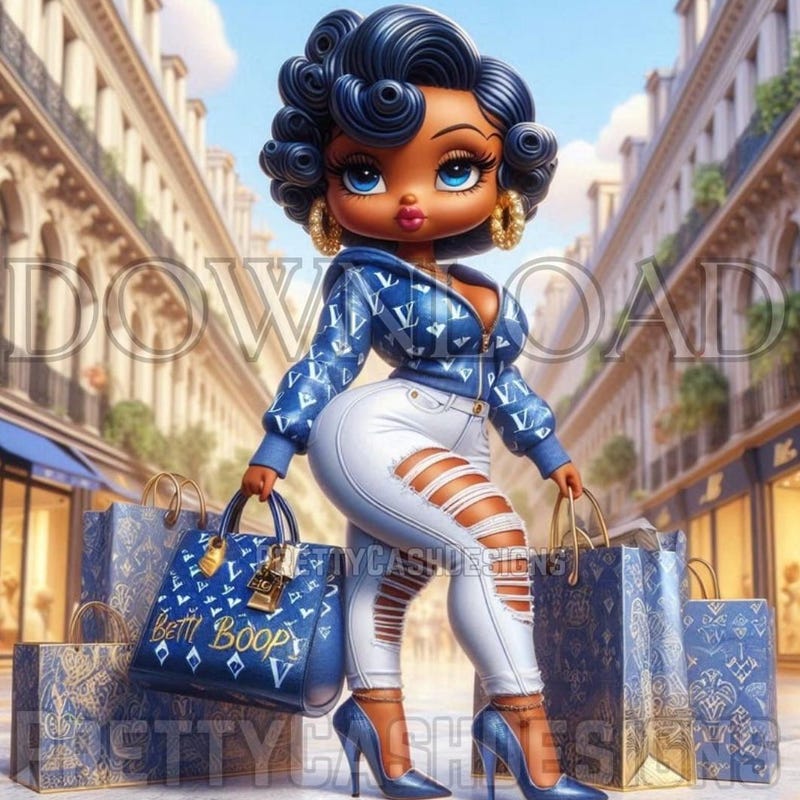 Black Betty Boop Wrap - Etsy