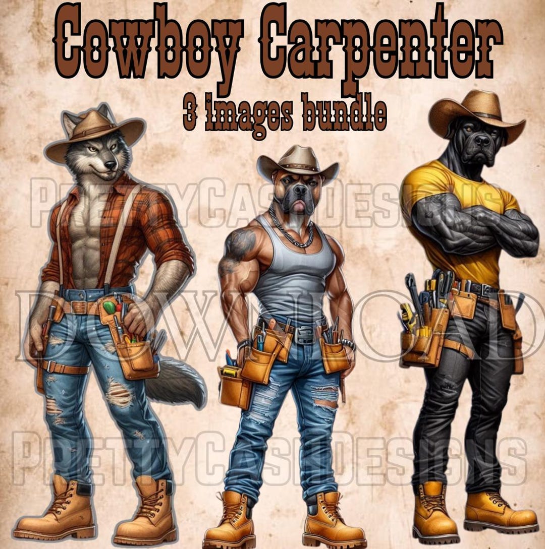 Cowboy Png, Carpenter Png, Boots on the Ground, Gift for Him, Carpenter ...