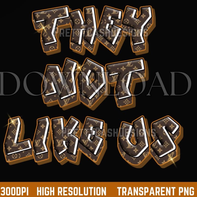 They Not Like Us Svg - Etsy